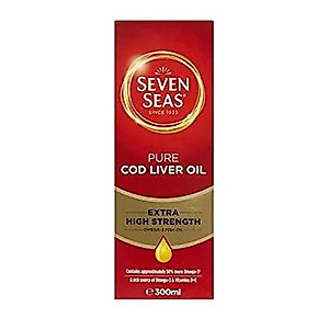 Seven Seas Pure Cod Liver Oil Extra High Strength 300ml