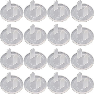Happyyami 30pcs Safety Outlet Covers Proof Outlet Cap Plastic Plug Covers Outlet Plug Safety Caps Electrical Protector for Home Bedroom Nursery Room Room