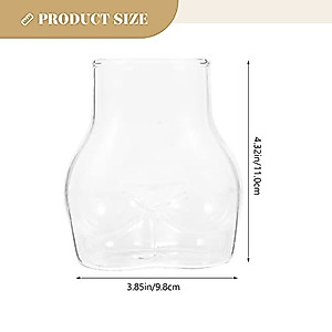 Creative Body Shape Wine Glasses Butt Cocktail Glass Cup Goblet Drink Glasses Novelty Party Shot Glass for Bar Hen Bachelor Birthday Party Decoration