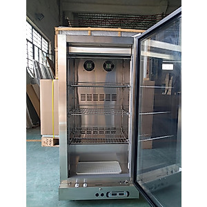 Kolice Commercial Dry Aging Beef Showcase Fridge, Steak Aging Machine, Beef Display Showcase Freezer-268L, 4 Tiers, Smart Temperature and Humidity Controller