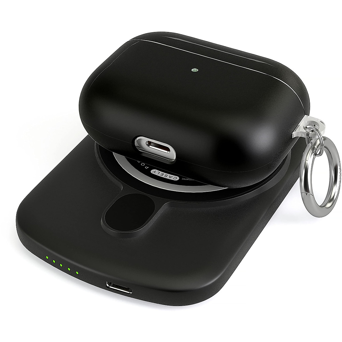 Casely Power Pod | MagSafe Compatible Battery Pack | Into The Wild | Black Leopard Power Pod