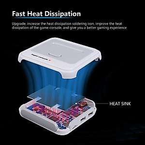 Kinhank Super Console X 256GB, Retro Game Console Built-in 117,000+ Games, Video Game Console Systems for 1080P/720P Output, 2 Wireless Controllers