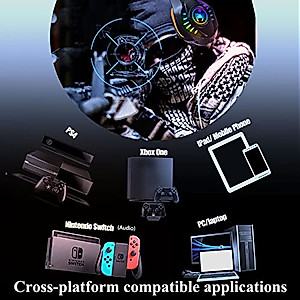 YOUXU Orange Gaming Headset for New Xbox One PS4 PC Laptop Tablet with Mic, Over Ear Headphones, Noise Canceling, Stereo Bass Surround for Kids Mac Smartphones Cellphone