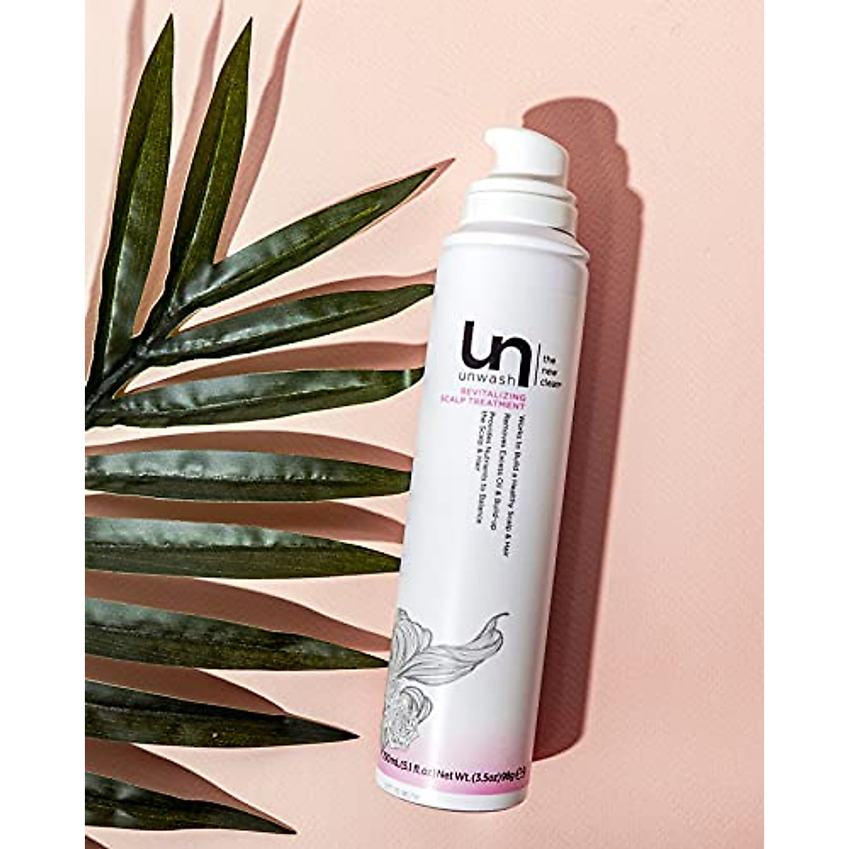 Unwash Revitalizing Scalp Treatment - Scalp Treatment, Combats Excess Oil, Lightweight Formula, Balances Moisture, Cruelty Free, 3.5 oz