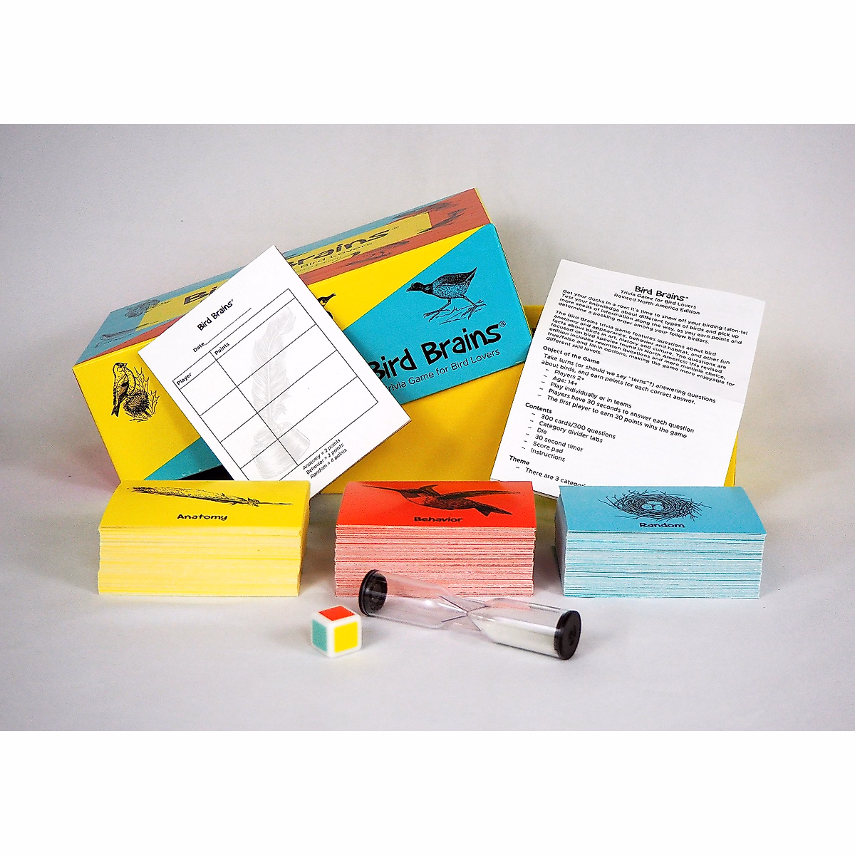 Bird Brains - Trivia Card Game for Bird Lovers (Revised Edition) - 300 Questions to Test Your Knowledge About Birds