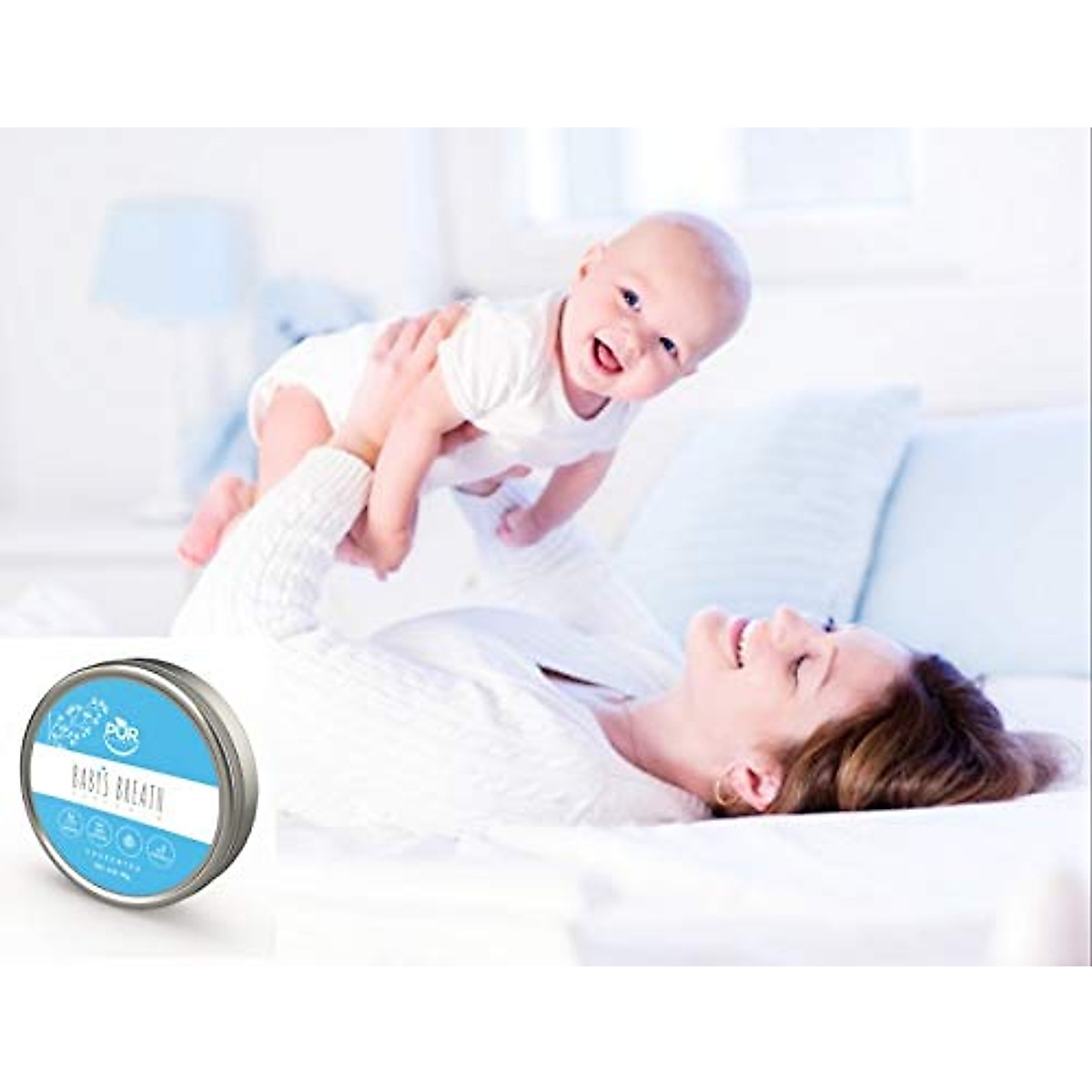 BABY'S BREATH BABY DIAPER BALMS 100% NATURAL VEGAN ORGANIC HEMPSEED OIL UNIQUE COCOA & MANGO & SHEA BUTTER BLEND CRYSTALS HYDRATIVE PROTECTIVE BARRIER FOR MOTHER & BABY 115g