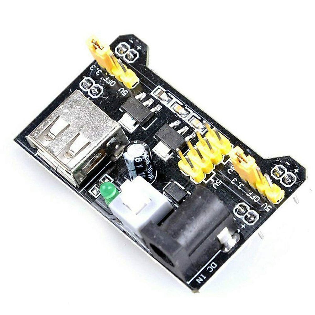 Gump's grocery MB102 Breadboard Power Supply Module 3.3V 5V for Arduino Solderless Breadboard