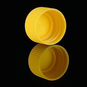 Eowpower 80 Pieces 5 ml Flat Bottom Plastic Graduated Sample Vial Tube with Screw Caps, Small Sample Bottles with Lid