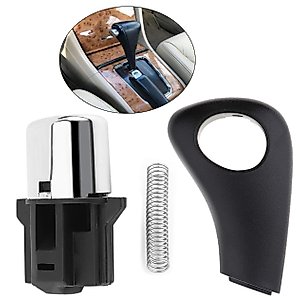 LEIMO KPARTS 54132-SDA-A81 Shifter Shift Button Knob Repair Kit + 54141-SDA-A81 Shift Knob Side Plate for 2003-2006 Honda Accord
