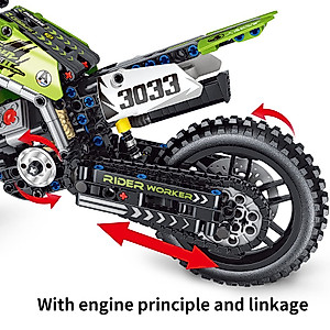 Mesiondy Motorcycle Toy Building Blocks Kit,Stem Bricks Sets,Toys for Boys & Adults,Build A Model Motorcycle, (476 Pieces)………