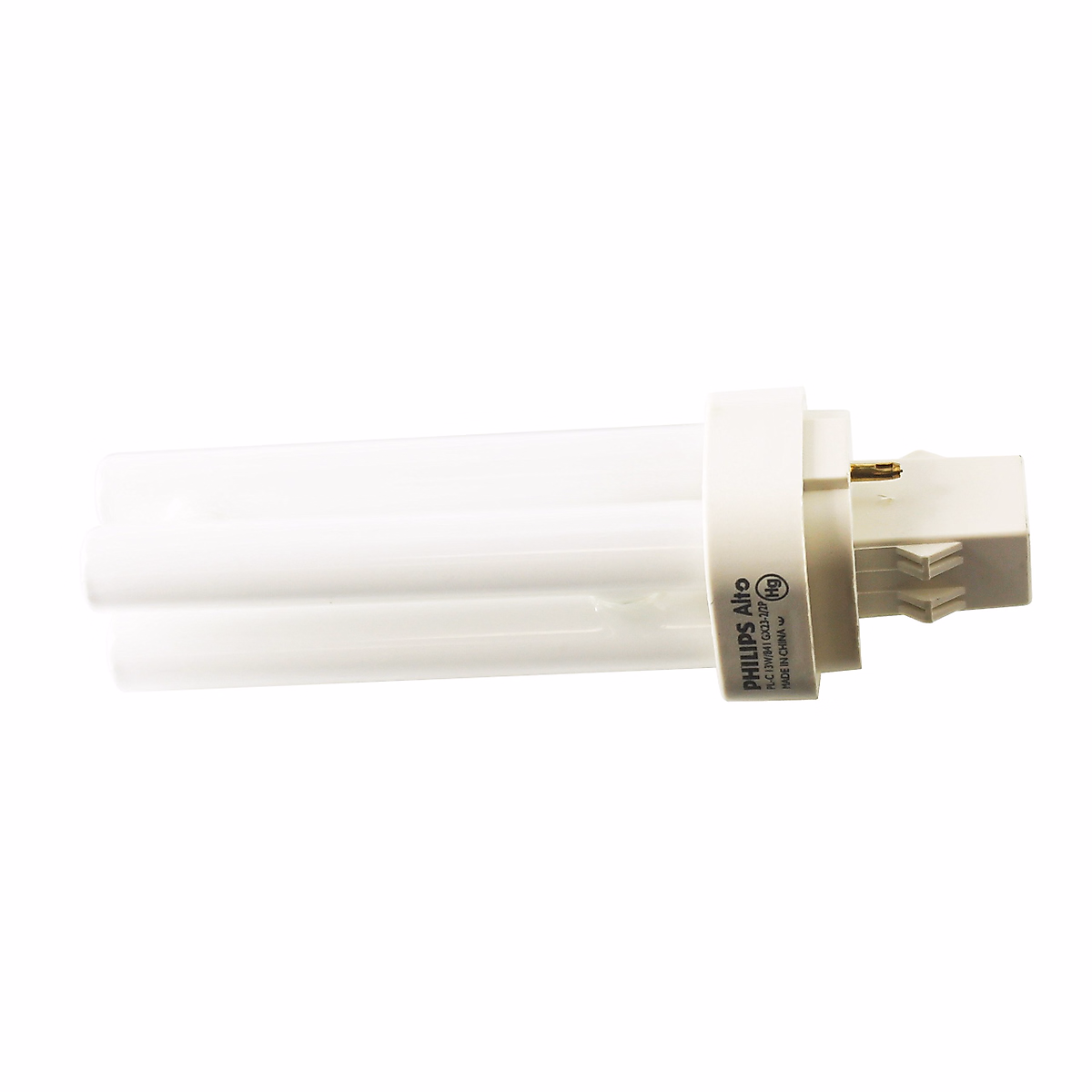PHILIPS 383133 13 Watts Pin Base PL-C ALTO 13W/841 2P 1CT GX23-2 Fluorescent Light Bulb