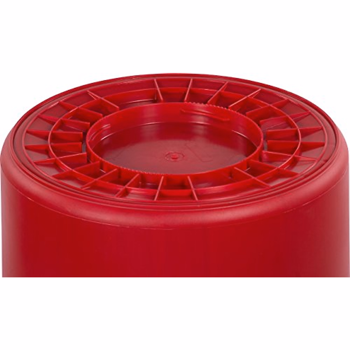 Carlisle FoodService Products CFS 34105505 Bronco Round Waste Container Only, 55 Gallon, Red