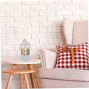 Didiseaon 1PC Music Decor Portable Christmas Decor Christmas Music Snow Globe Nativity Snow Globe Snowman Snowglobe lamp Decorations Christmas Lights LED Desk lamp