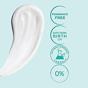 Mustela Stelatopia Eczema-Prone Skin Emollient Baby Cream - Moisturizing Body Lotion with Natural Avocado & Sunflower Oil - Fragrance-Free - 6.76 fl. oz.