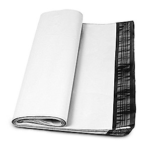 Empire Mailers 6 Inch x 9 Inch White Poly Mailer Plastic Bags, Self-Seal Non-Padded Shipping Bags, Waterproof and Lightweight, Tear Resistant, Set of 100 Pack