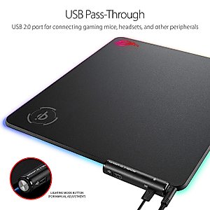 ASUS ROG Claymore II Wireless Modular Gaming Keyboard + ROG Balteus Qi Vertical Gaming Mouse Pad Bundle