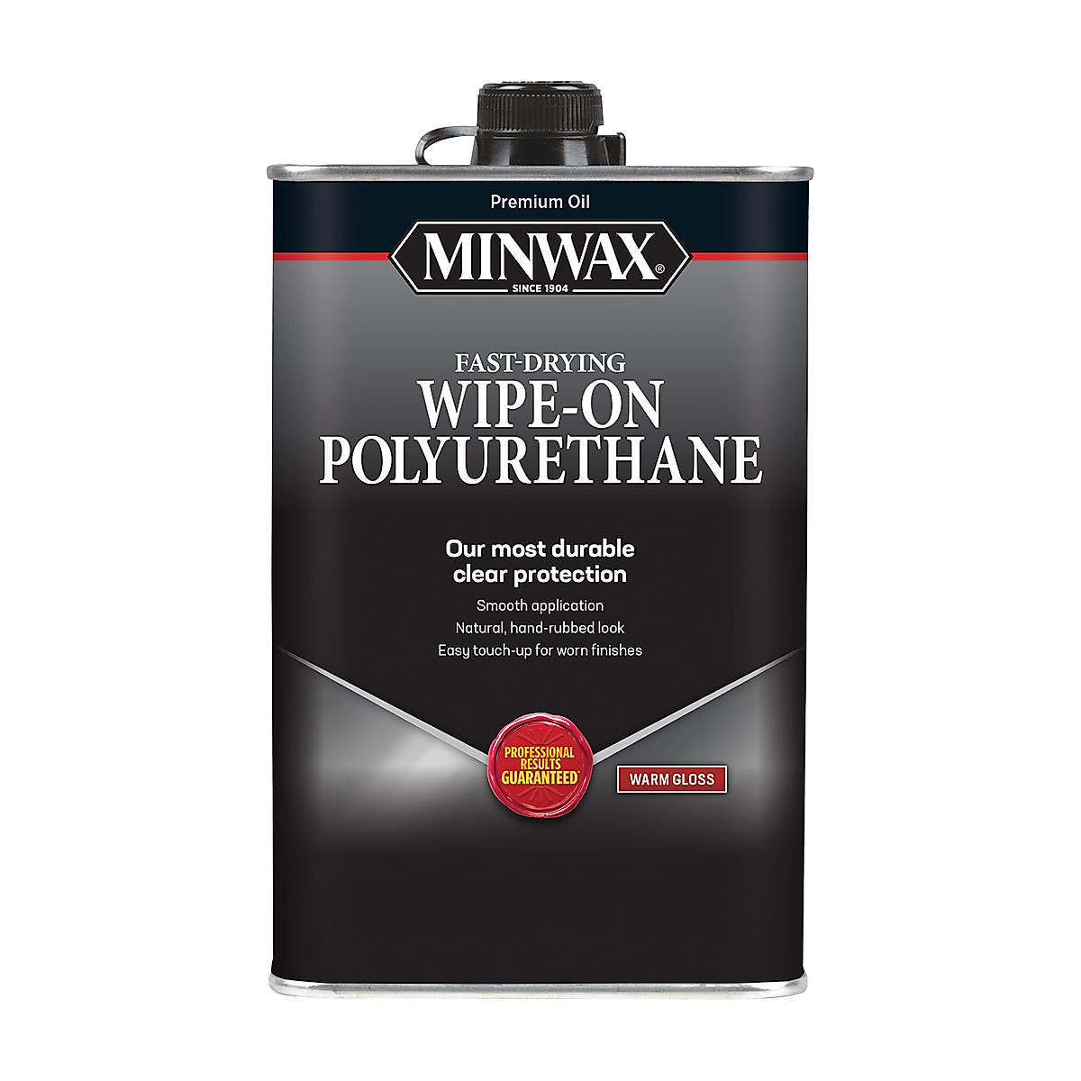 pt Minwax 40900 Clear Wipe-On Poly Oil-Based Polyurethane Finish, Warm Gloss