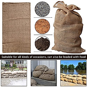 Couches Covers Thick Woven Packaging White Plastic Protection Bag Flooding Film Sandbag Patio Lawn & Garden Hose Heater Wrap (Brown, One Size)