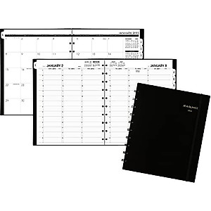 AT-A-GLANCE Move-A-Page 2023 RY Weekly Monthly Appointment Book Planner, Black, Large, 8 3/4" x 11"
