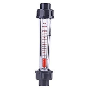 Peak Meter Adult Rotameters Plastic Plastic Tube Type 100 1000L H Water Meter Flowmeter Lzs 15