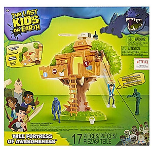 The Last Kids On Earth - Tree House of Awesomeness Playset, Includes Exclusive Jack Action Figure & 2 Zombies