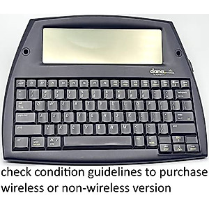 Alphasmart Dana Laptop Alternative/Palm OS Word Processor with Full Size Keyboard, Calculator, Mac Pc