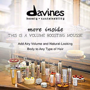 Davines This Is A Volume Boosting Mousse, Add Natural Looking And Airy Volume And Body, For All Hair Types, 8.4 OZ
