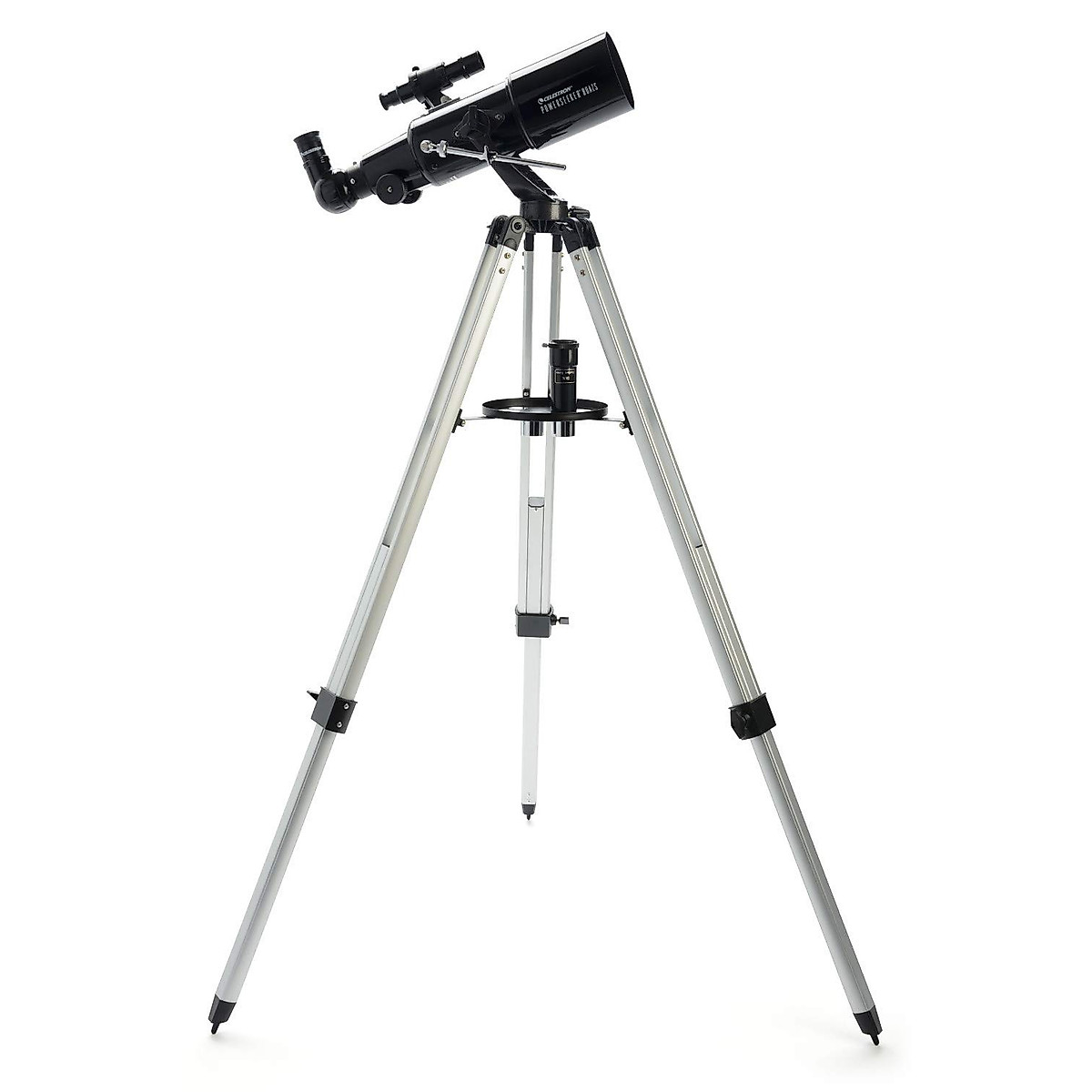 Celestron - PowerSeeker 80AZS Telescope - Manual Alt-Azimuth Telescope for Beginners - Compact and Portable - BONUS Astronomy Software Package - 80mm Aperture
