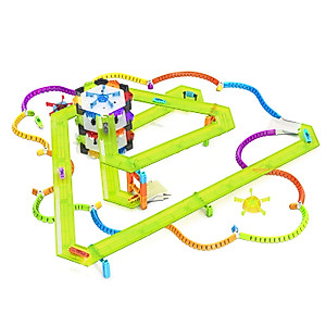 HEXBUG Flash Nano nanotopia - Colorful Sensory Playset for Kids - Build Your Own Playground - Over 130 Pieces and Batteries Included Old Version
