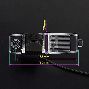 Car Backup Rear View Monitors Camera Waterproof HD 170 Degree Auto Fisheye Lens for Toyota Highlander/Hover G3/Coolbear/Hiace/Kluger/Lexus RX300