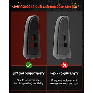Window Switch Bezel Front Right fits for 2004-2006 Cadillac Escalade 2004-2006 Chevy Avalanche 1500 2500 2004-2006 Chevy Silverado 2500 2004-2006 GMC Sierra 2500 2004-2006 GMC Yukon Replace 89045120