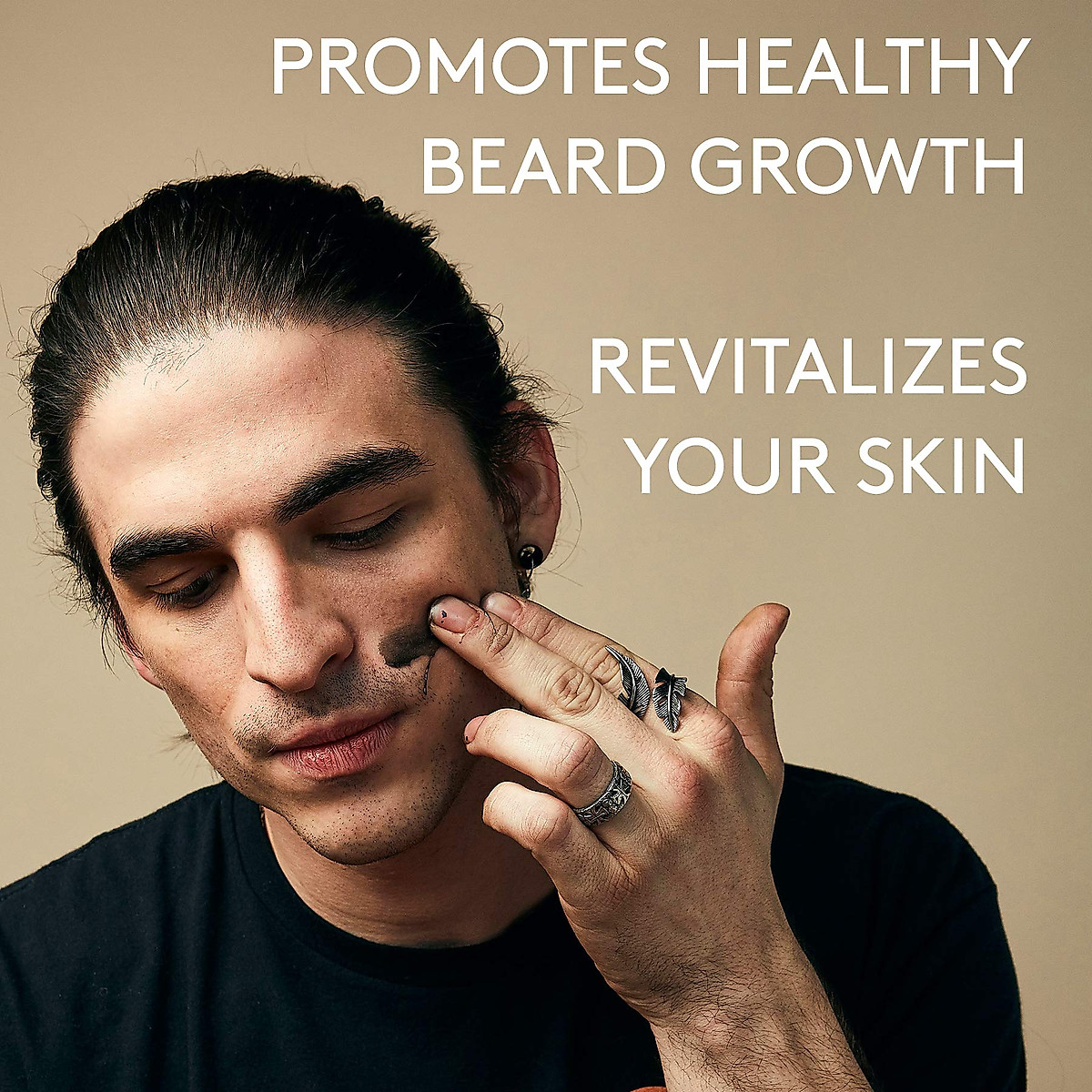 Barrel and Oak - Charcoal Face Scrub with Volcanic Pumice, Men's Exfoliating Scrub, Facial Cleanser, Removes Dead Skin, Absorbs Oil, Cleans Pores, Promotes Beard Growth, Vegan (Bourbon Cedar, 5 oz)