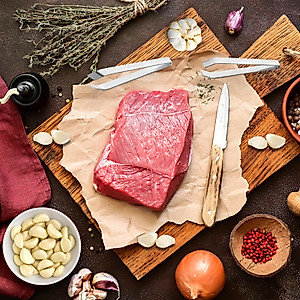 Palksky 3PCS Garlic Peeler, Stainless Steel Garlic Peeler Skin Remover, Easily and Quickly Garlic Peeled