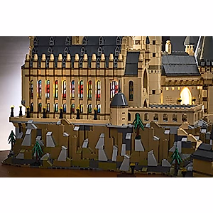 LEGO Harry Potter Hogwarts Castle Building Set, Harry Potter Activity Kit with Minifigures, Wands, Boats, a Spider, and Gryffindor and Hufflepuff Accessories; Collectible Model for Adults, 71043