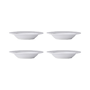 Mikasa Percy 20-Piece Porcelain Dinnerware Set, Service for 4, Grey