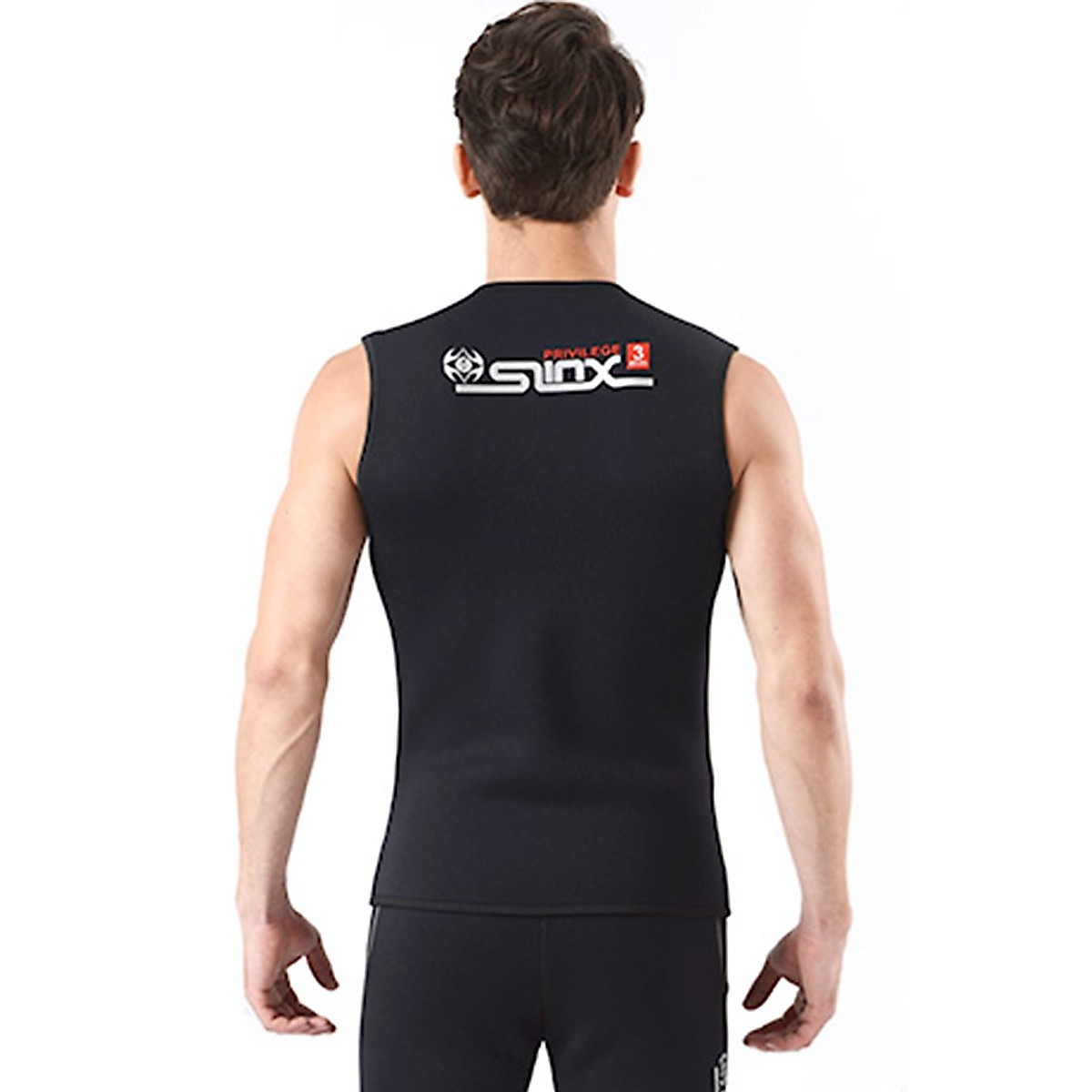 Micosuza Unisex Wetsuit Vest Top Premium Neoprene 3mm Sleeveless Front Zipper for Diving Surfing Swimming Snorkeling