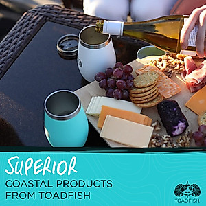 Non-tipping 10oz Double Wall Insulated Stainless Steel Stemless Travel Wine Tumbler w/Easy Slide Lid - White