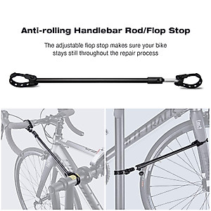 CXWXC Bike Repair Stand -Shop Home Bicycle Mechanic Maintenance Rack- Welded Head Height Adjustable for EBIKE and Road Bikes Maintenance