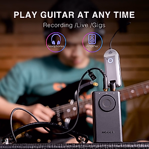 MOOER Prime P1 Guitar Multi-Effects Processor, Bass Guitar Pedals with 126 Effects, Tuner, Amp, Metronome for Practice and Performance