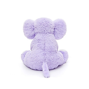 Toys Studio 19.6 Inch Stuffed Elephant Animal Soft Giant Elephant Plush Gift for Girls, Boys (Purple)…