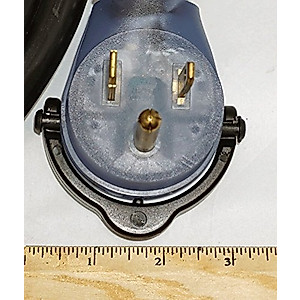 Pro Grip 8 Gauge STW 20 Foot Welding Extension Cord 40A-250V with Lighted Ends - Black