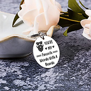 Funny Gifts for Husband Boyfriend from Girlfriend Wife Christmas Stocking Stuffers keychain for Men Him Valentine’s Day Birthday Gifts for Fiance Groom Bridegroom Hubby Couple Cute Anniversary