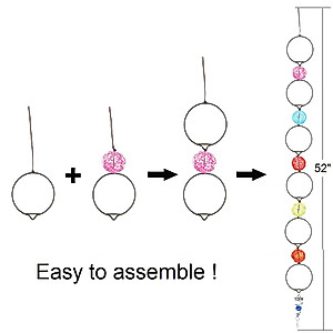 Tillandsiart Air Plant Hanger (Rings & Balls Tillandsia Air Plant Hanging Planter Set) A Unique DIY Kit for You to Hang Air Plants Indoors or Outdoors - Air Plants Not Included.