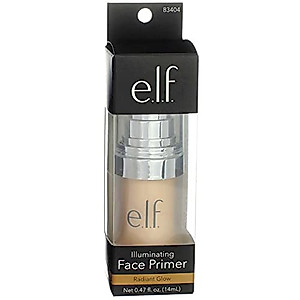 Illuminating Face Primer - Radiant Glow by e.l.f. for Women - 0.47 oz Primer - (Pack of 2)