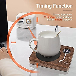 Coffee Mug Warmer, CEROBEAR Mug Warmer for Desk 3 Temperature Control 131℉/149℉/170℉, Cup Warmer with Auto Shut Off for Coffee Milk Tea Beverage