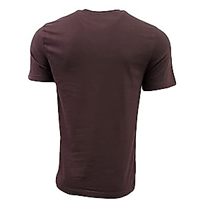 Nike Men's Swoosh Air Metallic Graphic Tee (Medium, Chocolate/Silver)