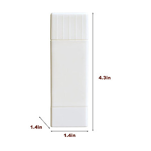 EKDJKK Butter Spreader, Butter Dispenser with Lid, Plastic Butter Stick Holder Container, to Spread Butter on Cookware, Baking Dishes, Corn, Toast, Waffles
