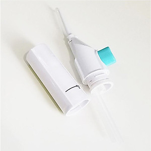 Portable Care Liquid Flosser, Cordless Travelling Liquid Jet Air Technology Dental Oral Irrigator or Air Flosser Liquid Pick for Teeth and Brace Cleaning White