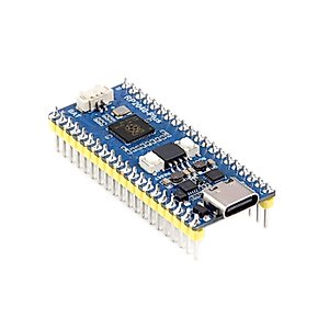 Waveshare RP2040-Plus with Header, Pico-Like MCU Board Based on Raspberry Pi RP2040 Chip, Dual-core Arm Processor, Onboard 4MB Flash, USB-C Connector, Recharge Header, and Higher Current DC-DC Chip