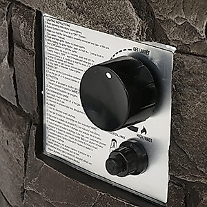 Christopher Knight Home Stillwater Outdoor Circular Firepit, Natural Stone Finish